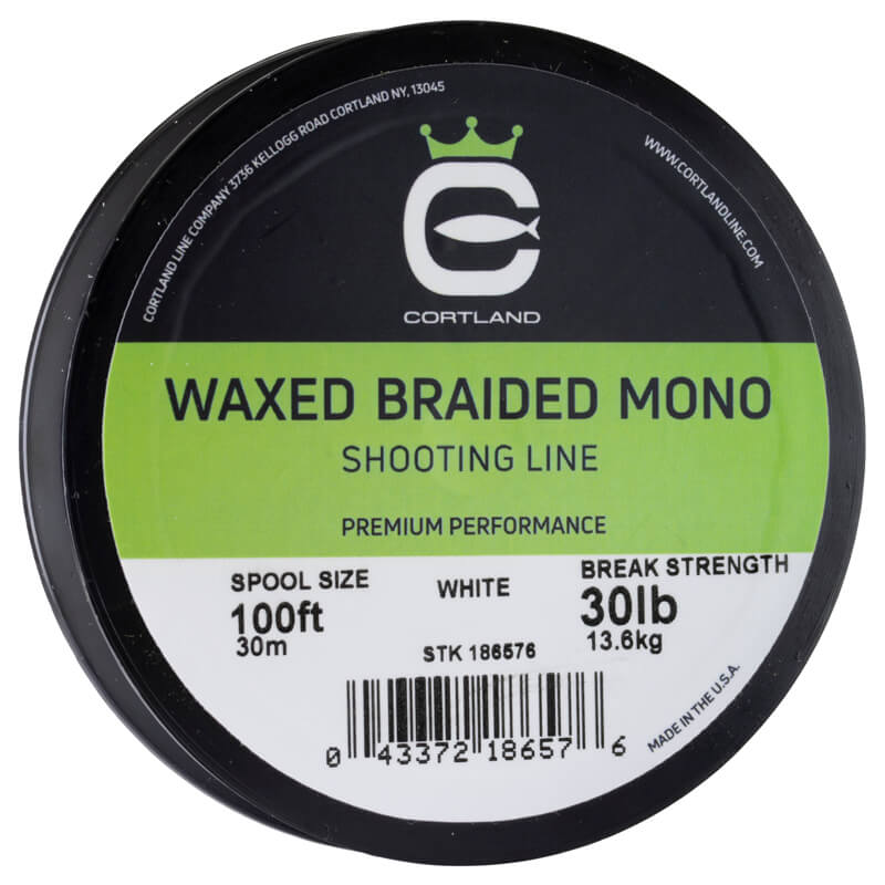 Cortland Waxed Braided Mono Shooting Line | 54 Dean Street Fly Shop